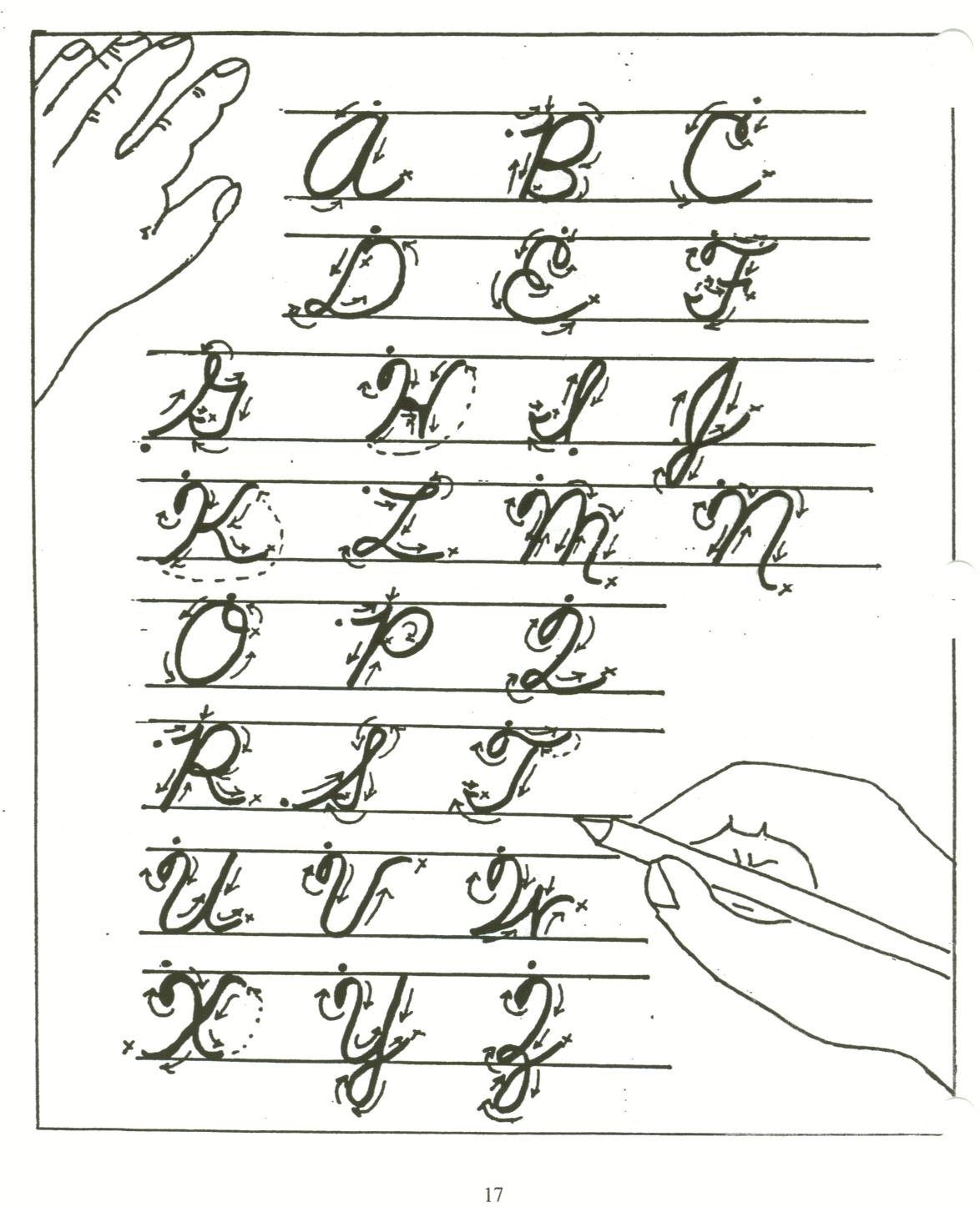 How To How To Write A Cursive P